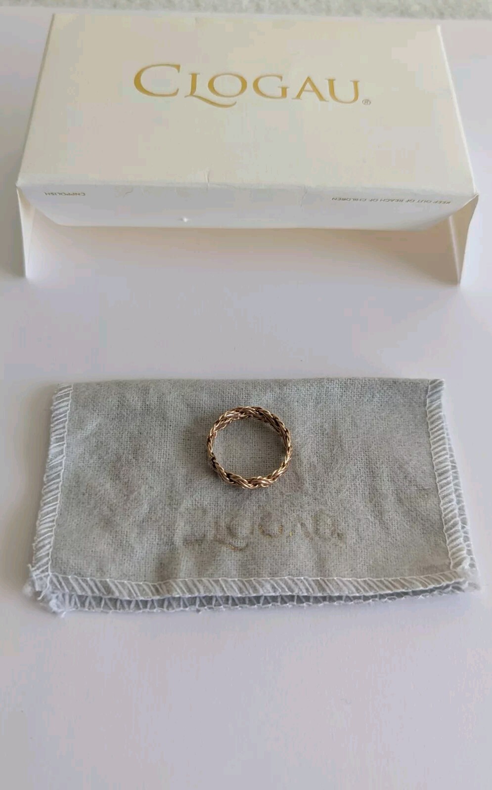 9ct Gold Welsh Clogau Ring Fully Hallmarked - Gem