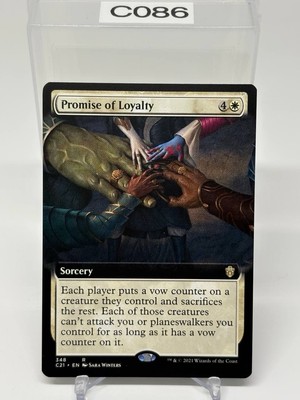 Promise of Loyalty (Extended Art) MTG: Commander 2020 | eBay