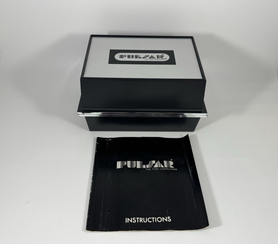 Vintage Pulsar P2 Time Computer LED - Box & Papers - Parts/Repair | eBay