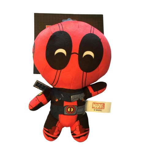 Marvel DEADPOOL Plush Squeaker Dog Toy Buckle-Down Red Black for sale ...