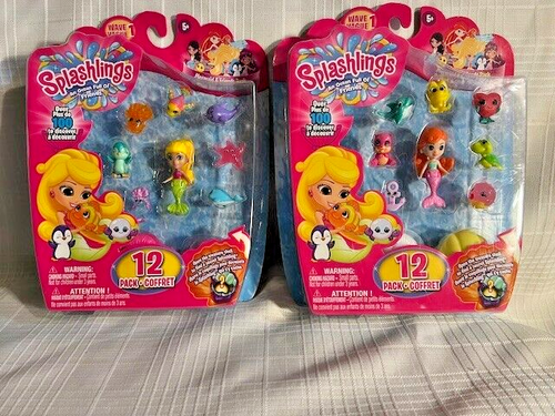 2-SPLASHLINGS 12 PK WAVE 1-MERMAIDS & FRIENDS-BLONDE & ORANGE HAIR ...
