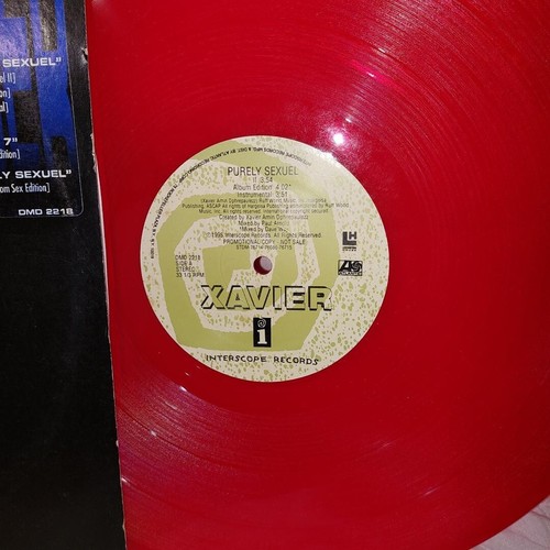 XAVIER -RED VINYL - PURELY SEXUEL - A2023-222 | eBay
