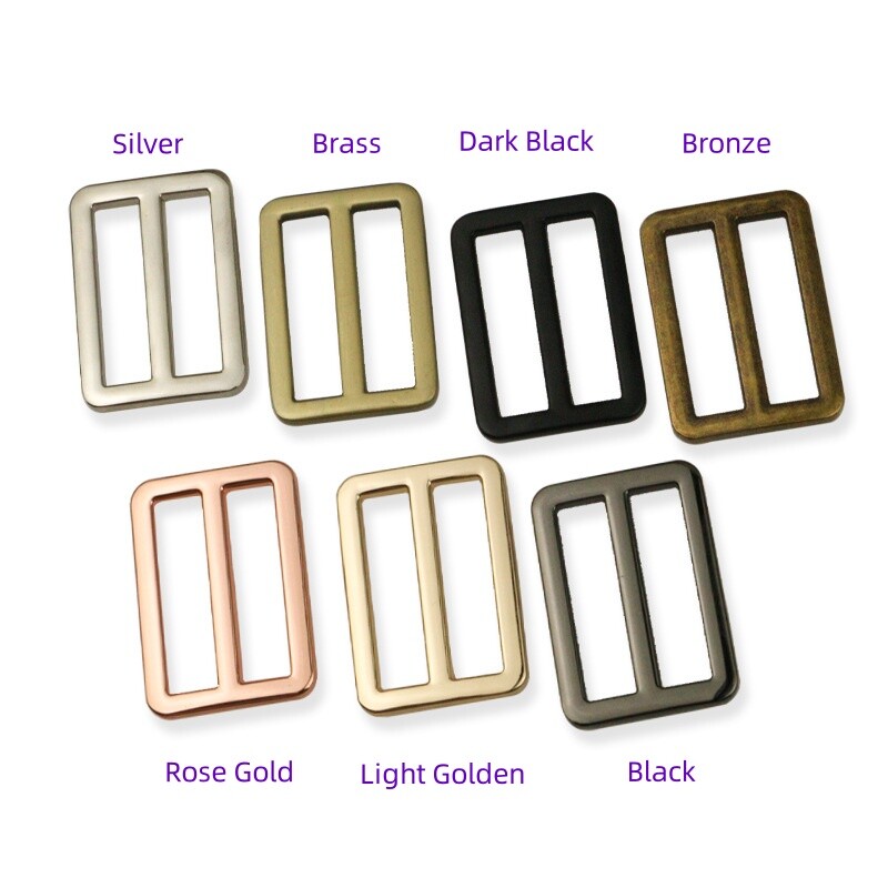 Straps Metal Slider Tri Glide Adjuster Buckles Bag Shoes Belt Clasp 16 ...