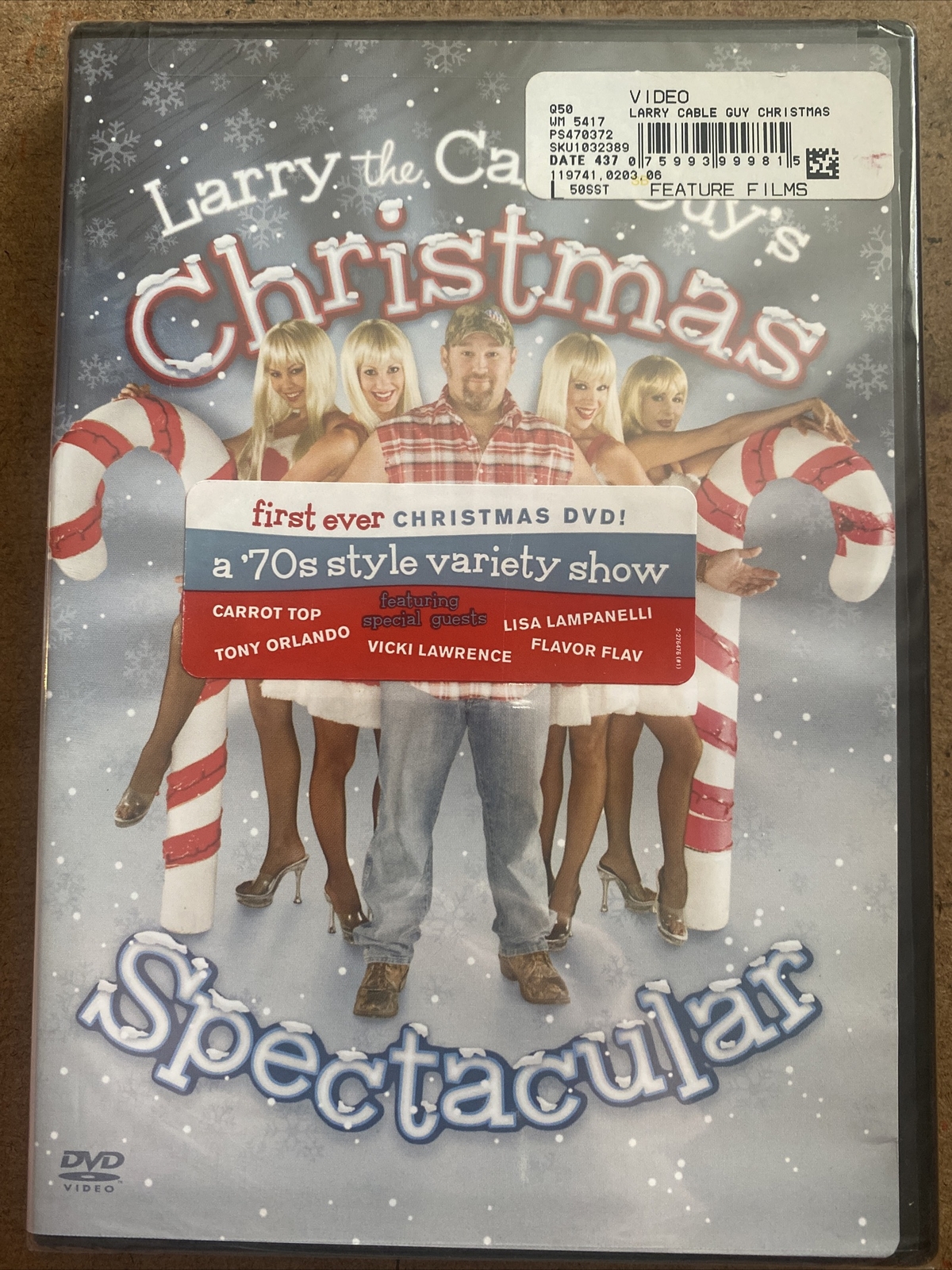 Larry The Cable Guys Christmas Spectacular (DVD, 2007) BRAND NEW/SEALED ...
