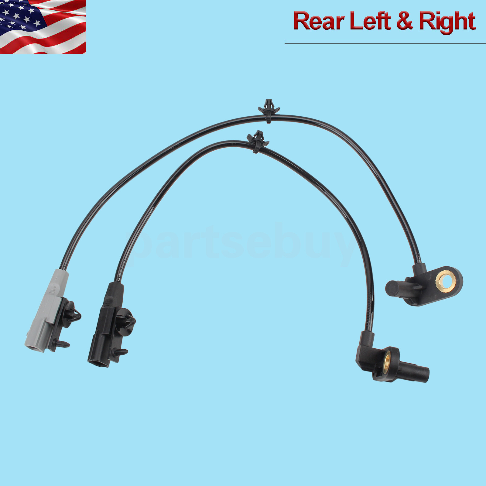 2 Rear ABS Wheel Speed Sensor For Infiniti Q50 2014-2022 47901-4GA0A ...