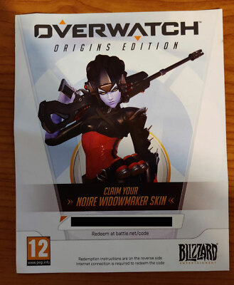 Overwatch 2 - Noire Widowmaker Skin (pre-order bonus) Battle.net | eBay UK