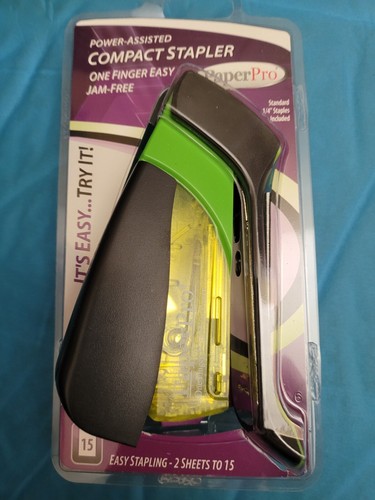Paperpro Spring-powered Assorted Colors Compact Stapler - 15 Sheets ...