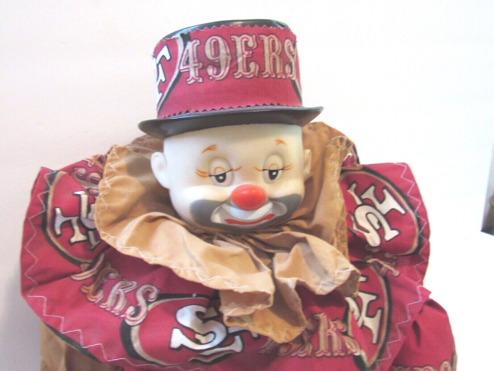 NFL Football San Francisco 49ers Doll Clown 27" Tall Posable Figurine ...