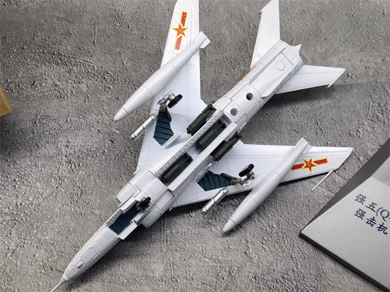 1/72 Scale Chinese Q5 FANTAN Attack Army White Aircraft Pre-built Model ...