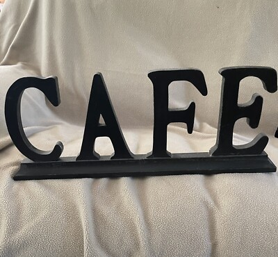 cafe kitchen wood sign | eBay