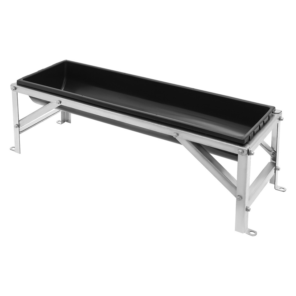Livestock Feed Trough Long Large Capacity Feeder Feed Trough with Stand ...