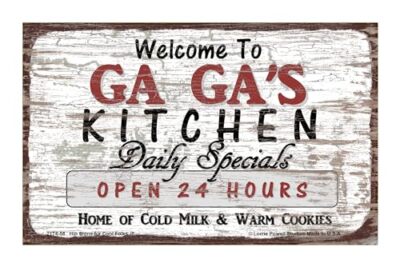 Deluxe Wood Magnet Welcome to Ga Ga's Kitchen 5x8 Inches Magnetic ...