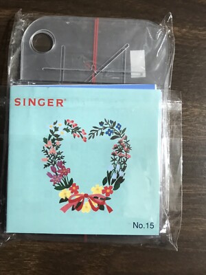Singer Embroidery Card #15 With Template. (M-219) | eBay