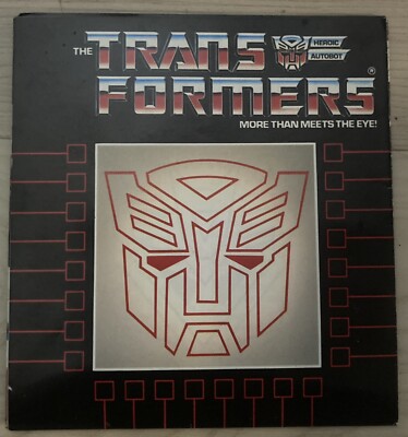 Transformers Original G1 1986 Box Insert Catalog Checklist Form | eBay
