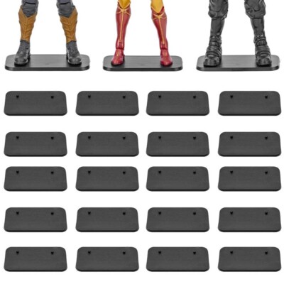 20PCS 6'' Modern Action Figure Display Stand Base Holder Figure DISPLAY ...