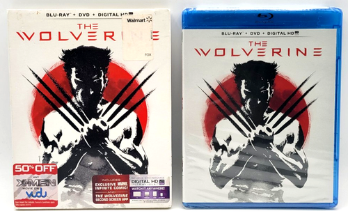 The Wolverine DVD BLU-RAY 2013 XMen Hugh Jackman W/ SLIPCOVER NEW ...