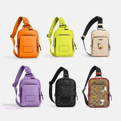 NWT Coach Track Pack 14 In Signature Canvas | eBay