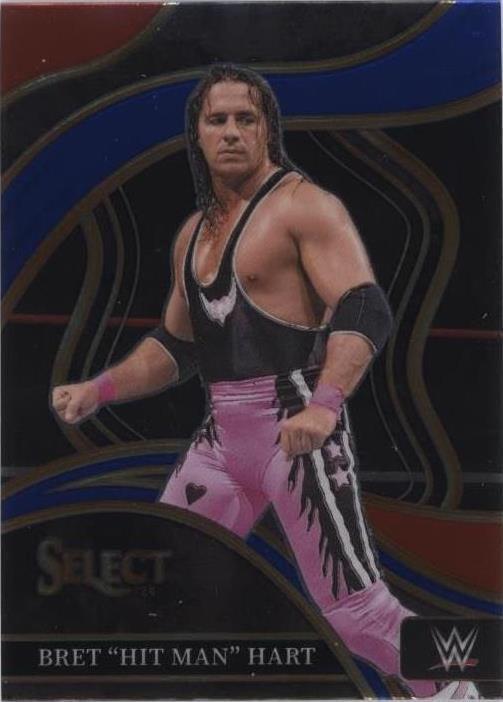 2024 Panini Select WWE - Ringside Bret Hart #240 Red & Blue for sale ...