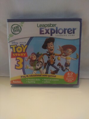 Leapster Explorer Toy Story 3 Learning Game Disney 4-7 Years Woody Buzz ...