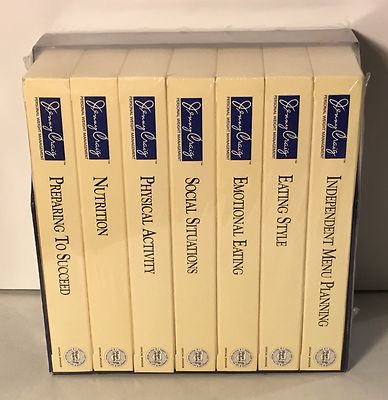 Jenny Craig Personal Weight Management VHS Tapes Video Library Set of 7 ...