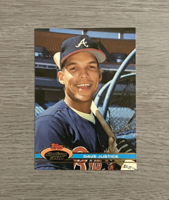1991 MLB Topps Stadium Club | David Justice | #26 | Atlanta Braves | eBay