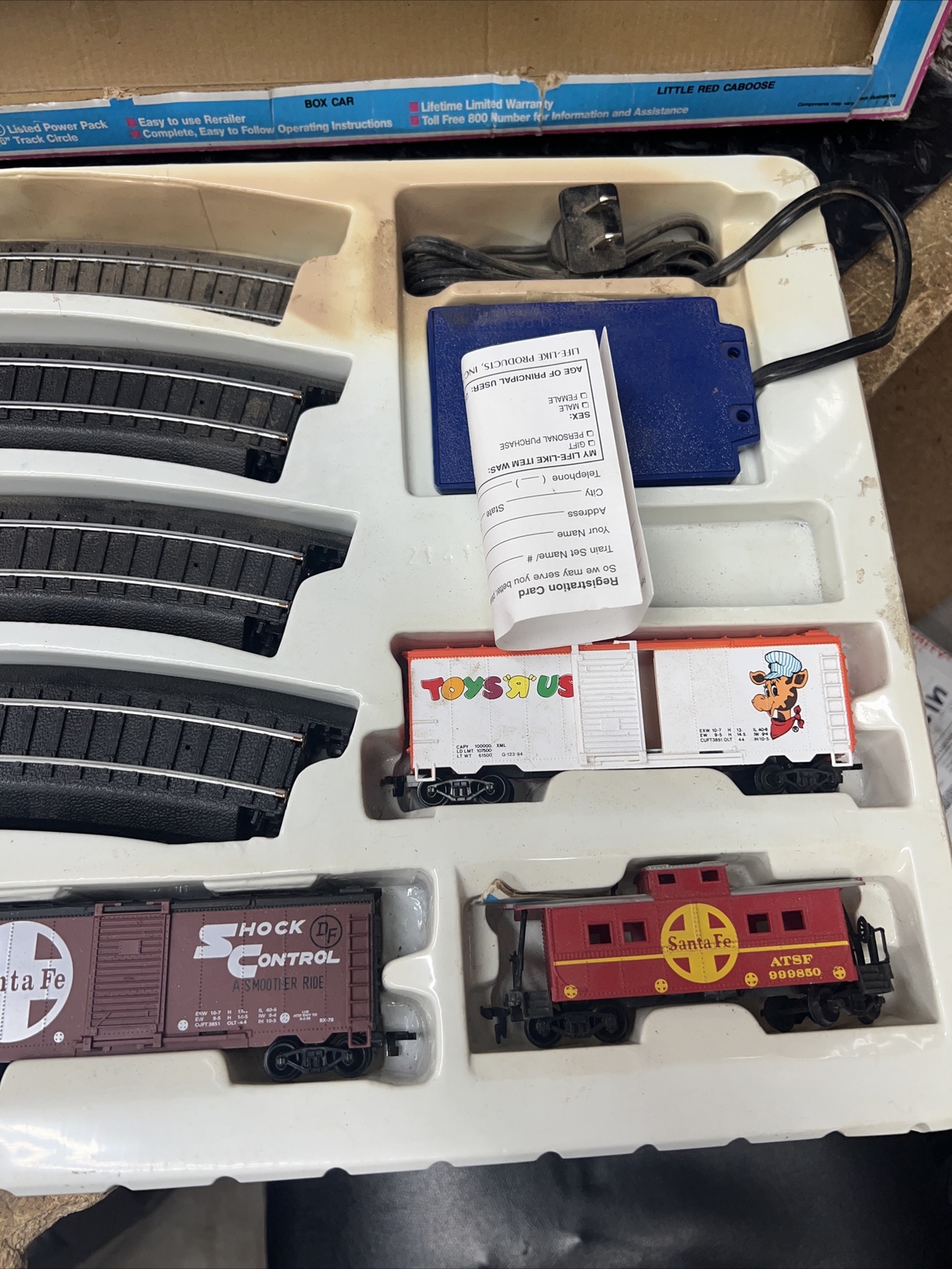 Vintage 1992 Toys R Us Express HO Scale Electric Train Set 90s | eBay
