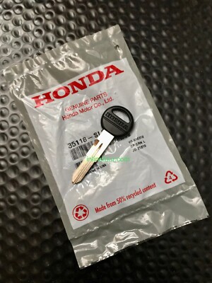 GENUINE OEM HONDA BLANK UNCUT VALET KEY ACCORD CIVIC CRX CRV DEL SOL ...