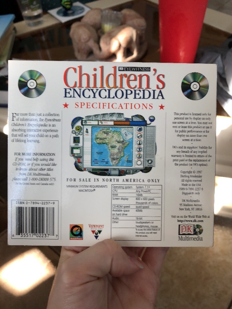 DK The Essential Multimedia Encyclopedia for Children PC CD ROM | eBay