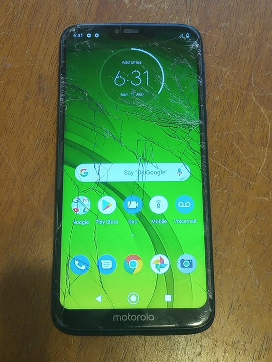 Xfinity Motorola Moto G7 Power 32GB Marine Blue Unlocked Powers On & Works