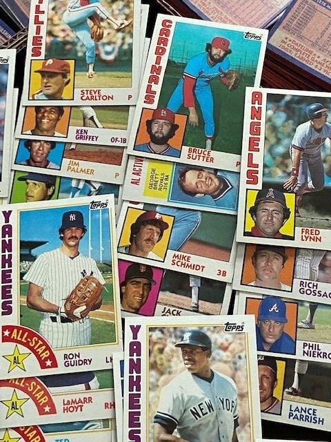 Complete Your 1984 TOPPS BASEBALL SET NM/NMMT Pick 40 Points Worth of ...