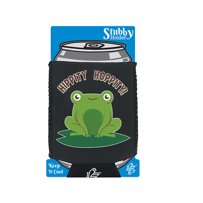 Hippity Hopity Frog Funny Novelty stubbie holders Stubby Holder | eBay