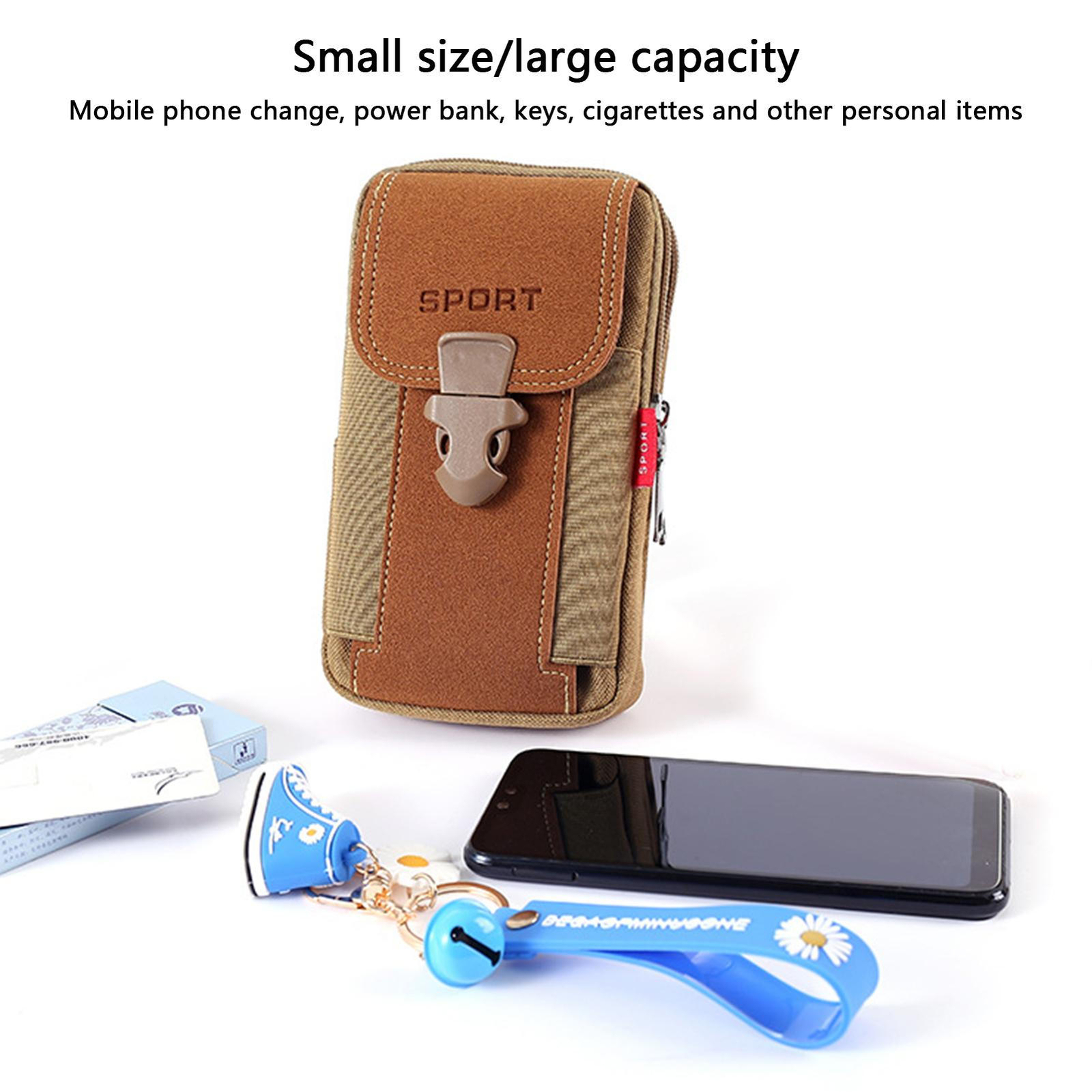 Vertical Belt Phone Carrying Case Cell Phone Holster Pouch Waist Bag ...