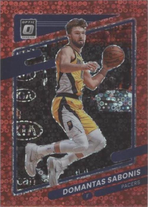 2021-22 Panini Donruss Optic - Domantas Sabonis #94 Red Fast Break ...