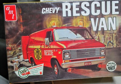 1/25 Amt Chevy Rescue Van...Sealed Kit | eBay