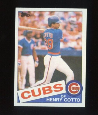 1985 TOPPS #267 HENRY COTTO ROOKIE RC CHICAGO CUBS | eBay