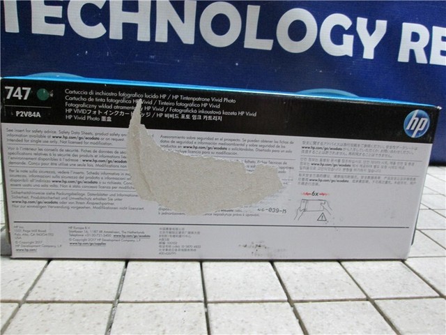 2020 GENUINE HP #747 300ml Chromatic Green Ink Cartridge P2V84A ...