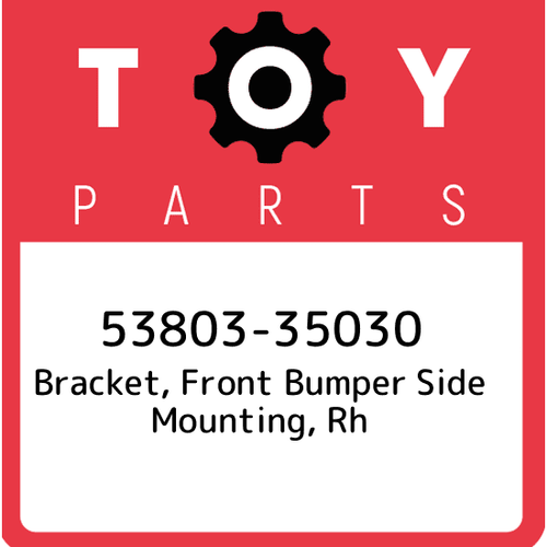 53803-35030 Toyota Bracket, front bumper side mounting, rh 5380335030 ...