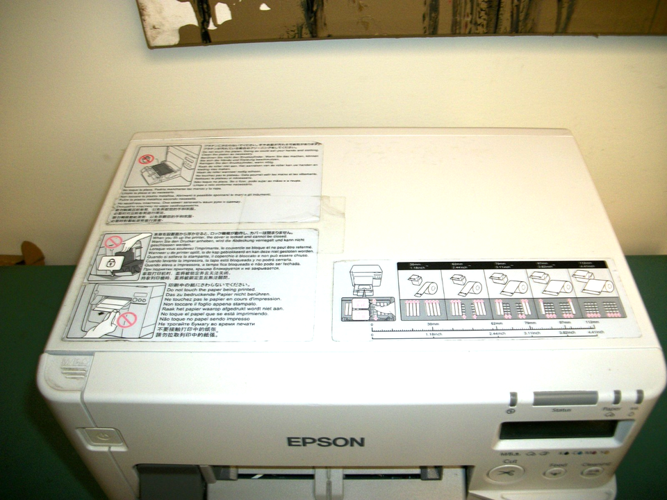 EPSON TM-C3500 Thermal Color Inkjet Label Printer Model M311A. PARTS ...