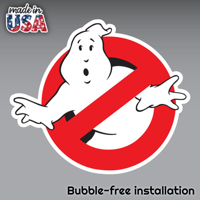 GHOSTBUSTERS LOGO VINYL 3M USA MADE DECAL STICKER TRUCK WINDOW BUMPER ...
