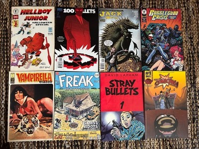 Hellboy Jr/100 Bullets/Vampirella/Freak Bros/Jack/Bubblegum Crisis ...
