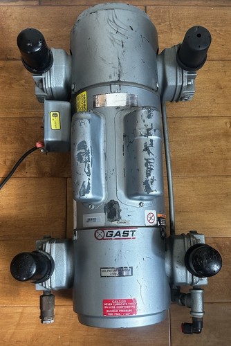 GE Gast 8hdm-19-m750x Piston Air Industrial Compressor 1.5 hp 115/208 ...