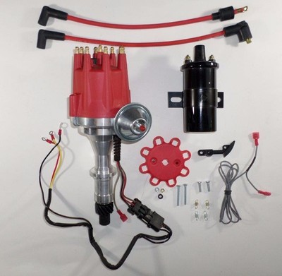 small cap PONTIAC 301-326-389-400-455 PRO SERIES Red HEI Distributor ...