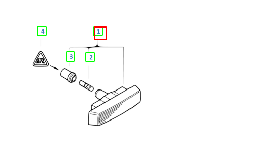 BMW 5 E39 Kotflügel Blinker 63148360589 8360589 NEUES ECHTES | eBay.de