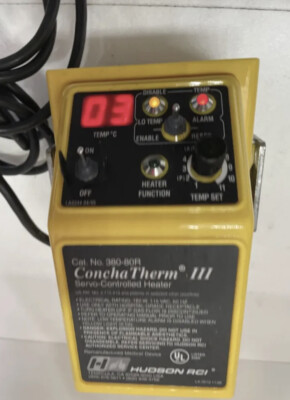 ConchaTherm III Servo-Controlled Heater Hudson RCI 380-80R | eBay