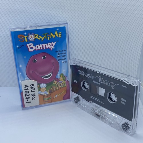 Story time With Barney Volume 1 Cassette Tape Kids Stories Dinosaur | eBay