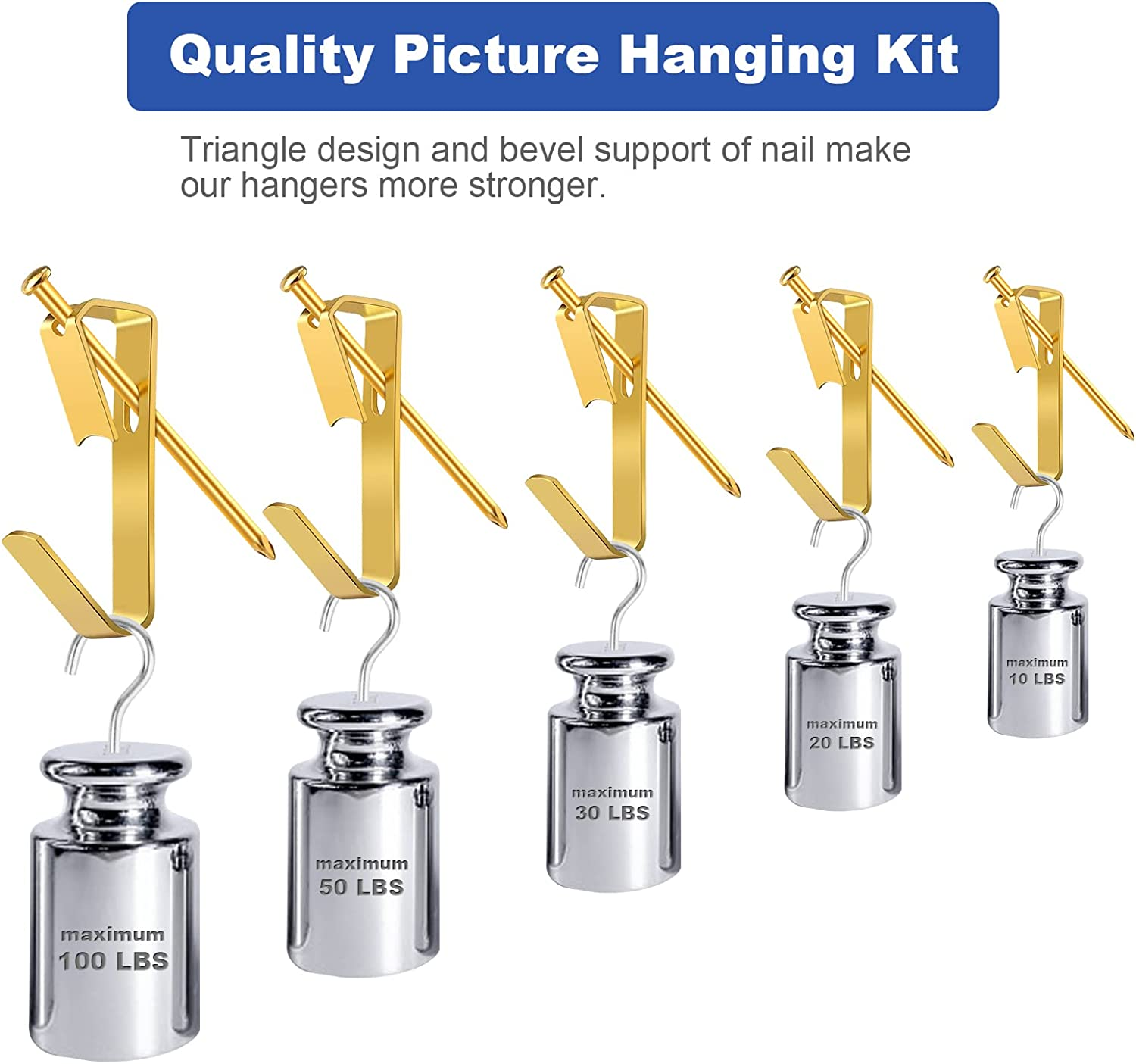 330Pcs Picture Hanging Kit Heavy Duty Picture Hangers for Drywall ...