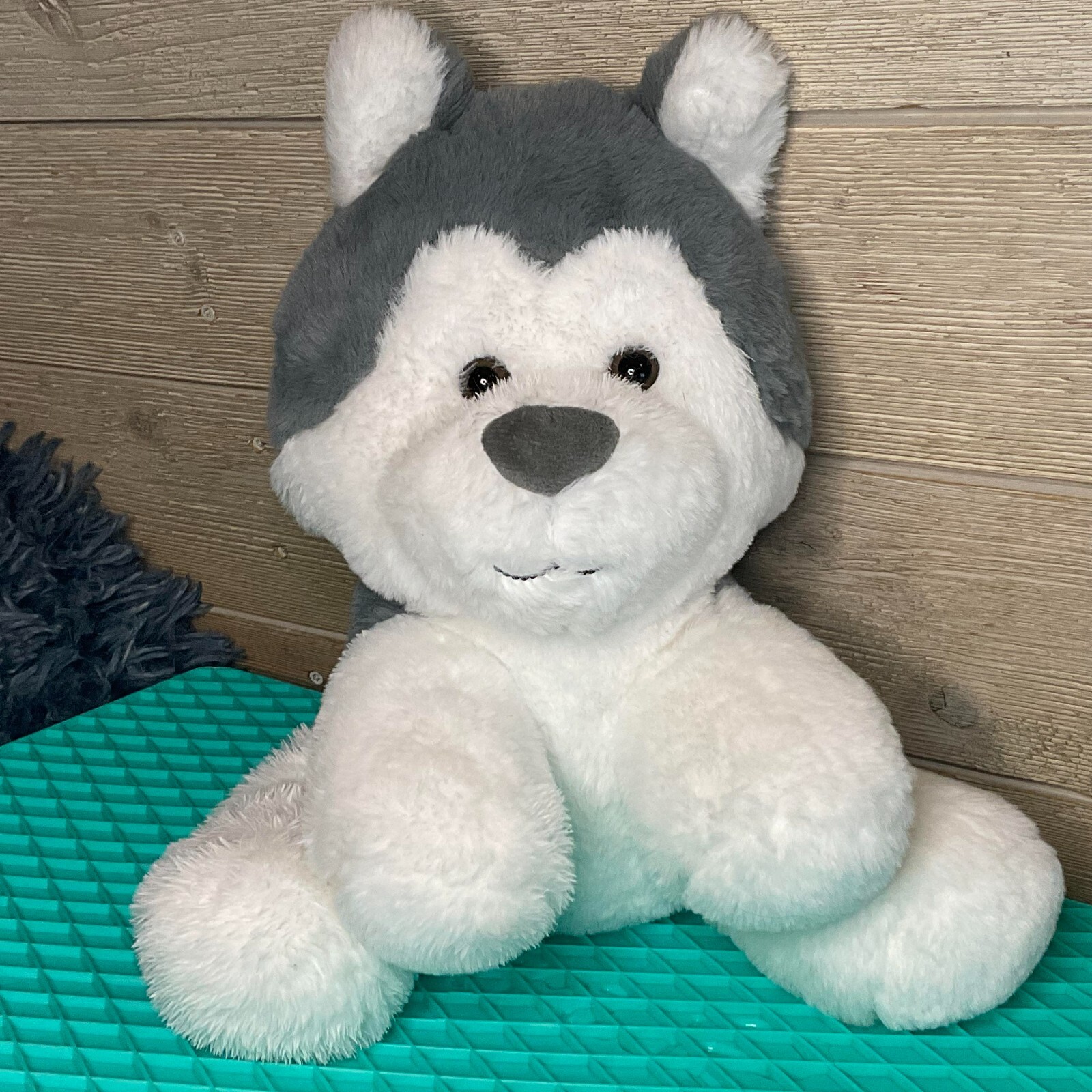 Spark Create Imagine 11” Husky Wolf Puppy Dog Plush Stuffed Animal Soft ...