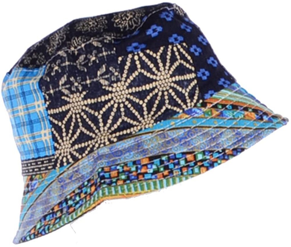 New Unisex Print Double-Side-Wear Reversible Bucket Hat, Fisherman Hat ...