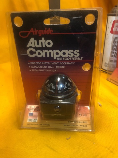 Vintage Airguide Auto Compass Model 1601 Made in USA 70s for sale ...