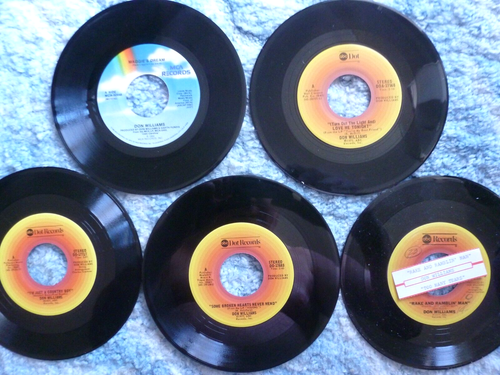 LOT OF 5 DON WILLIAMS 45 RPM 7" VINYL RECORDS | eBay